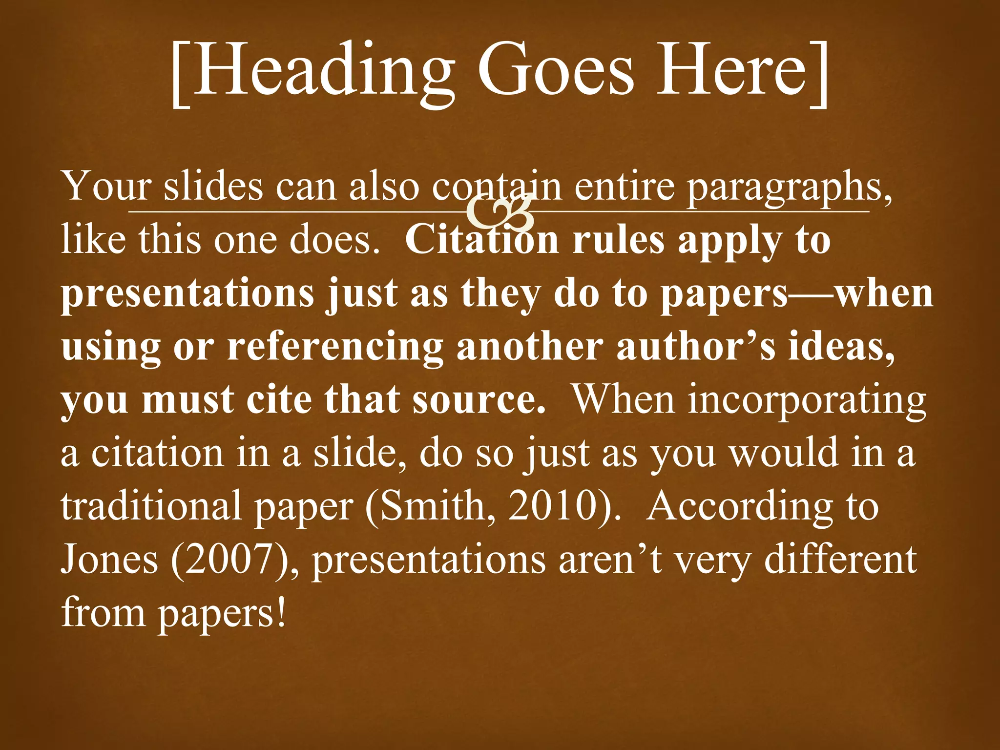 APA template powerpoint | PPT