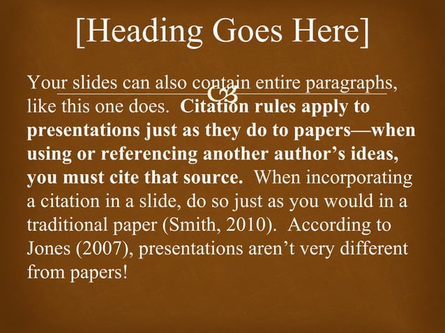 APA template powerpoint | PPT | Desktop Publishing | Computer Software ...