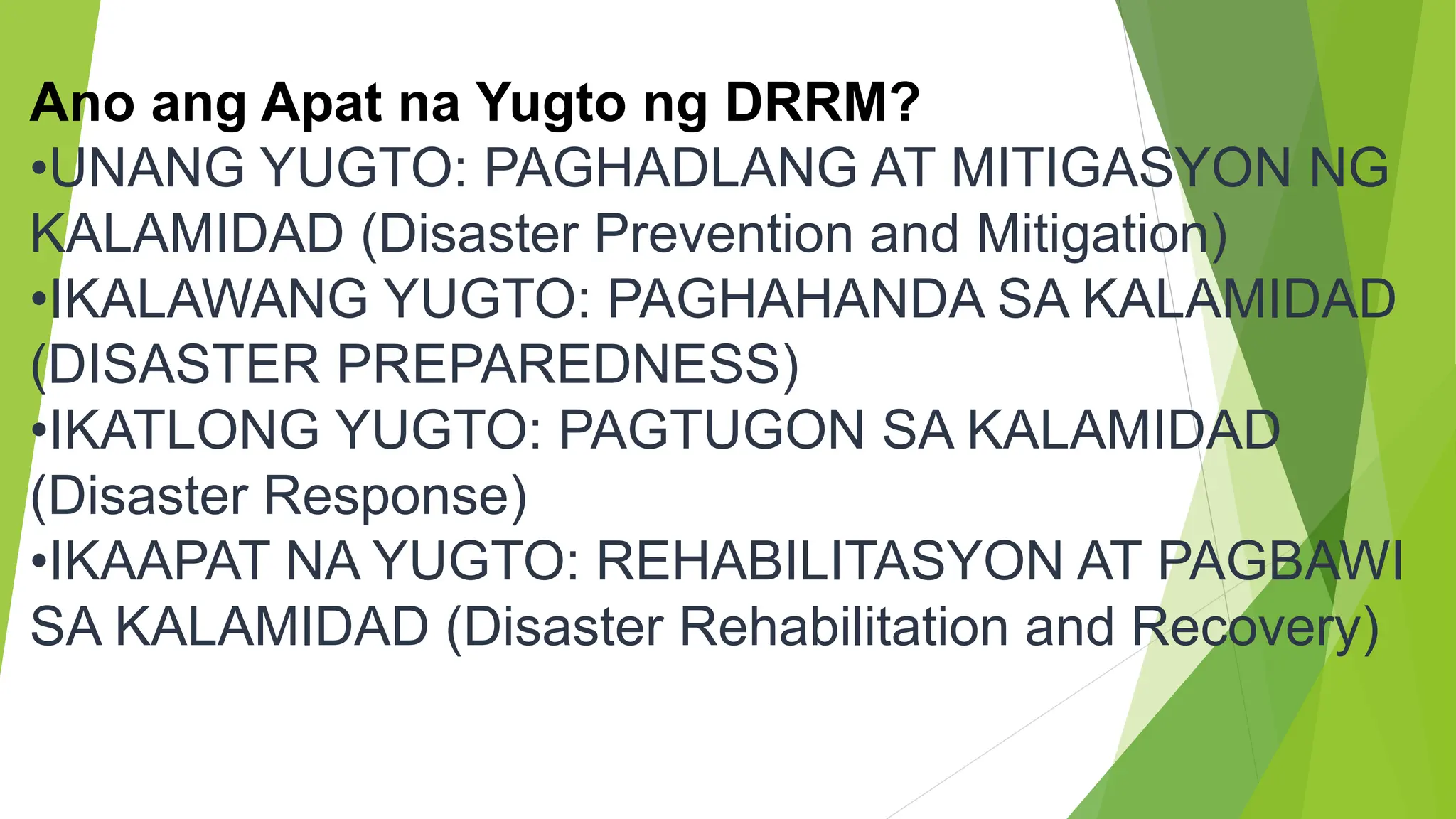 Apat na Yugto ng Disaster Management.pptx