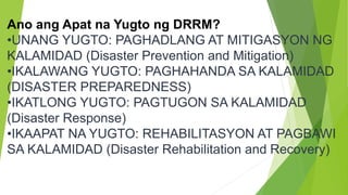 Apat na Yugto ng Disaster Management.pptx