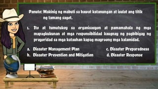 apat na yugto ng Disaster Management Plan.pptx
