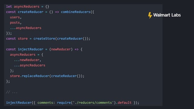 A Pattern for Code Splitting + Redux + SSR | PPT