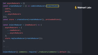 A Pattern for Code Splitting + Redux + SSR | PPTX