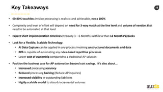 10TH ANNUAL CFO LEADERSHIP CONFERENCE: Achieving “Touchless” AP ...