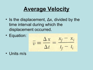 Ap b motion in one dimension | PPT