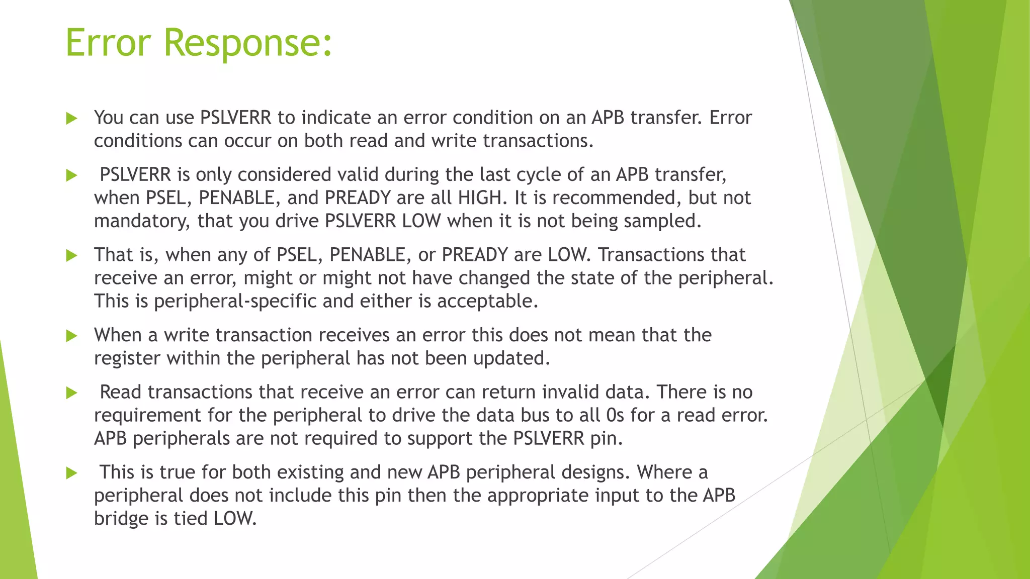Introduction About Apb Protocol Pptx Computer Peripherals Computing