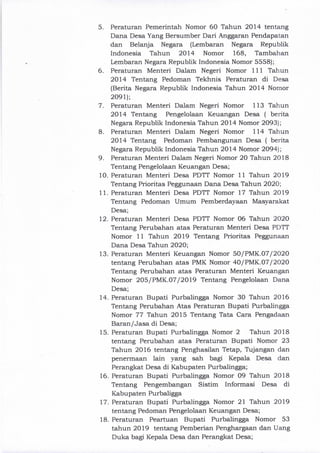 APBDES P.3 2020 | PDF