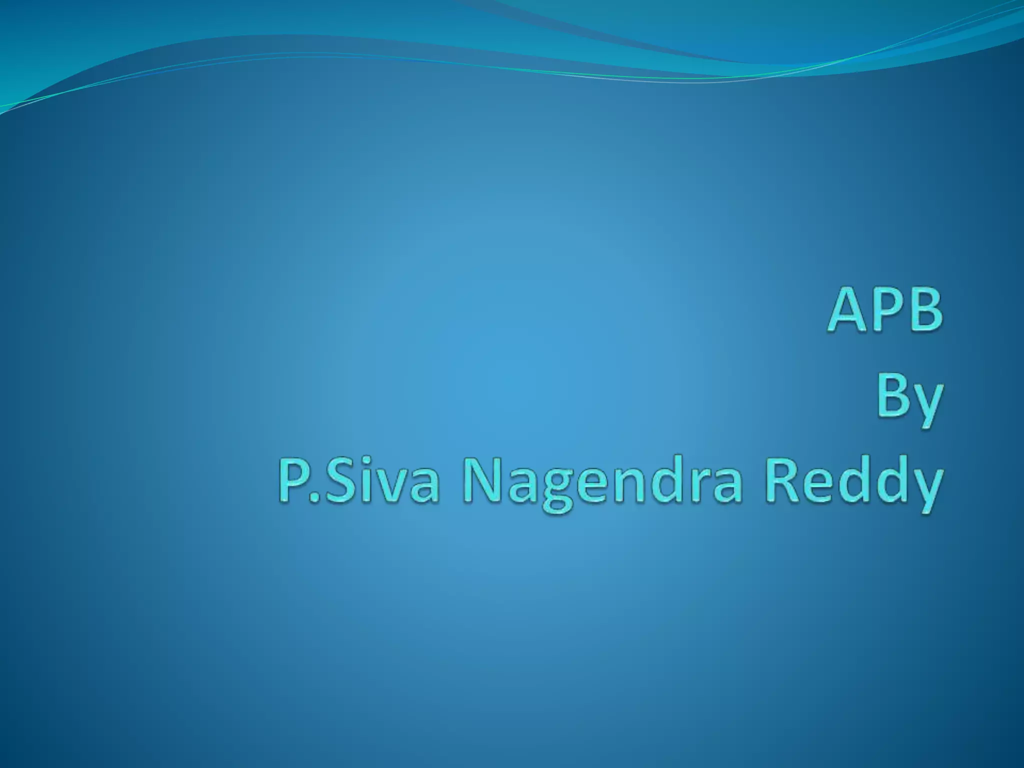 Advance Peripheral Bus | PPTX