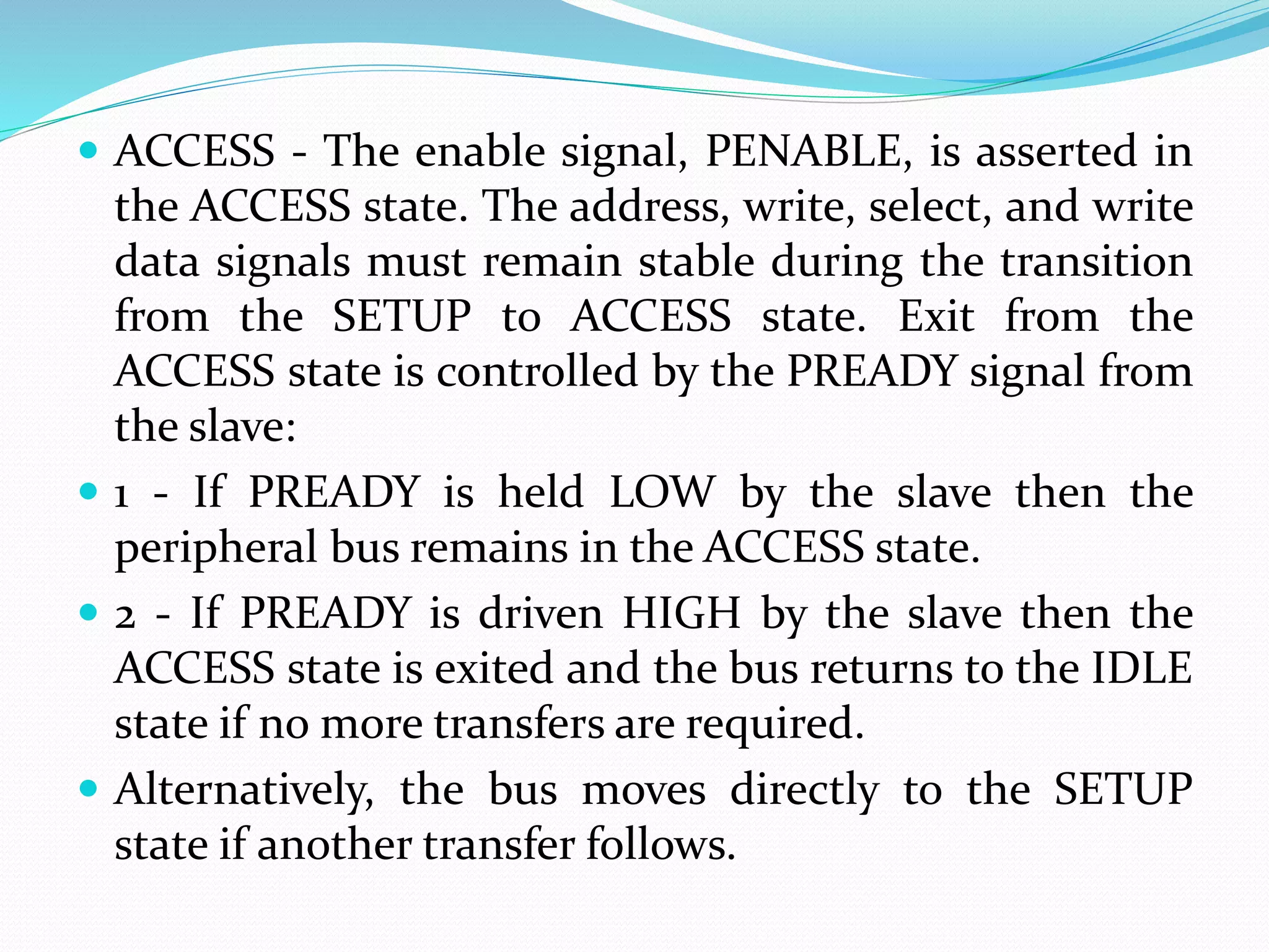 Advance Peripheral Bus | PPTX