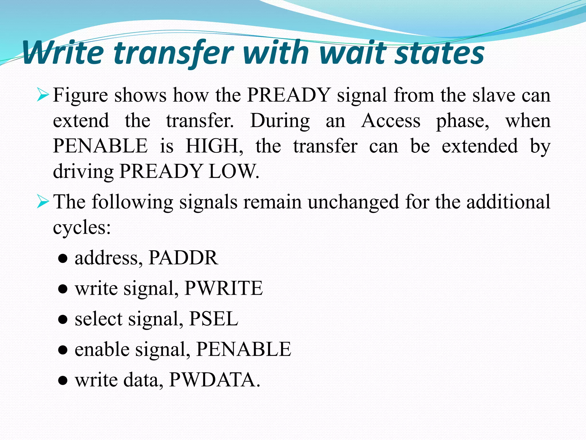 Advance Peripheral Bus | PPTX