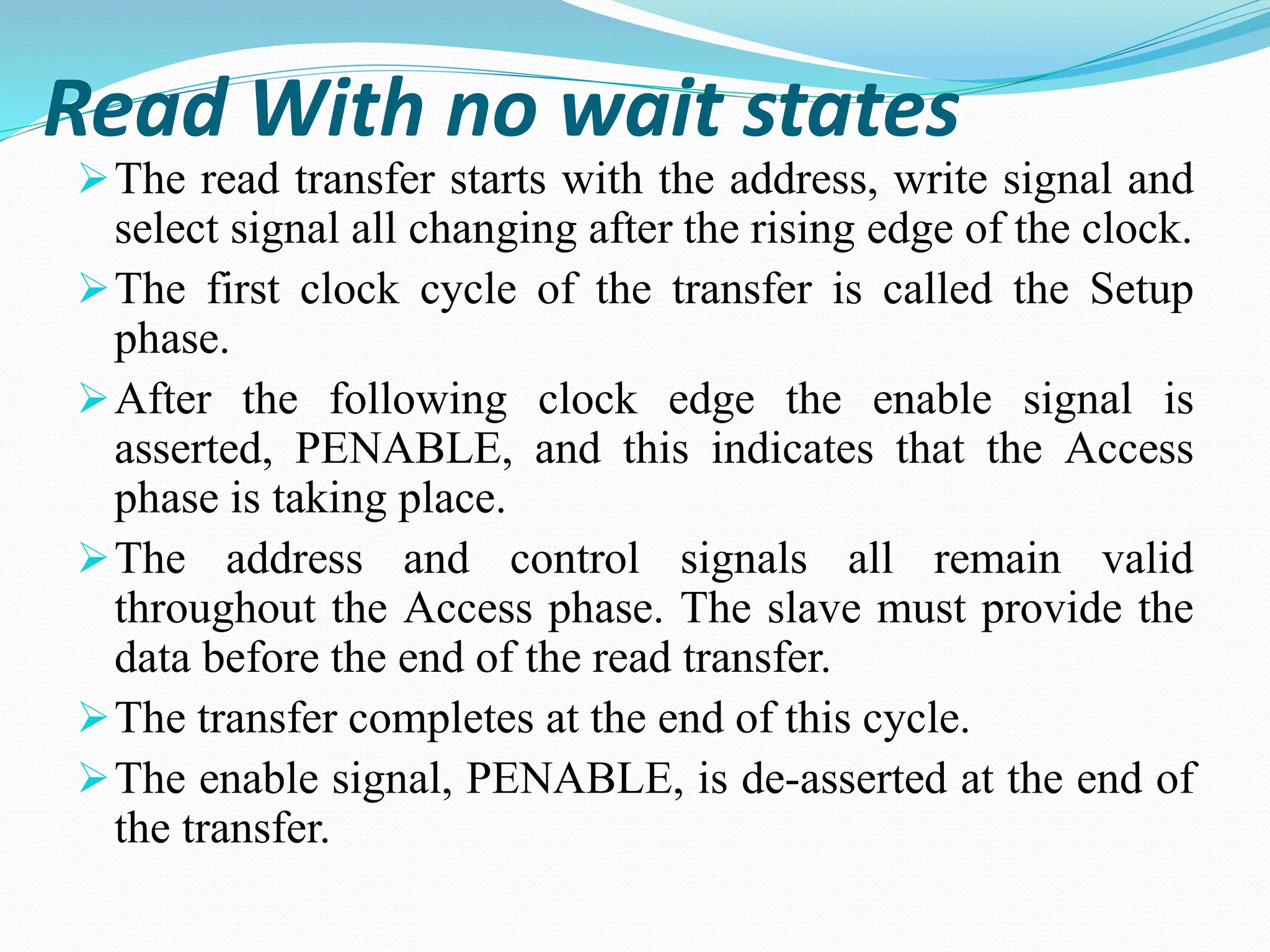 Advance Peripheral Bus | PPTX