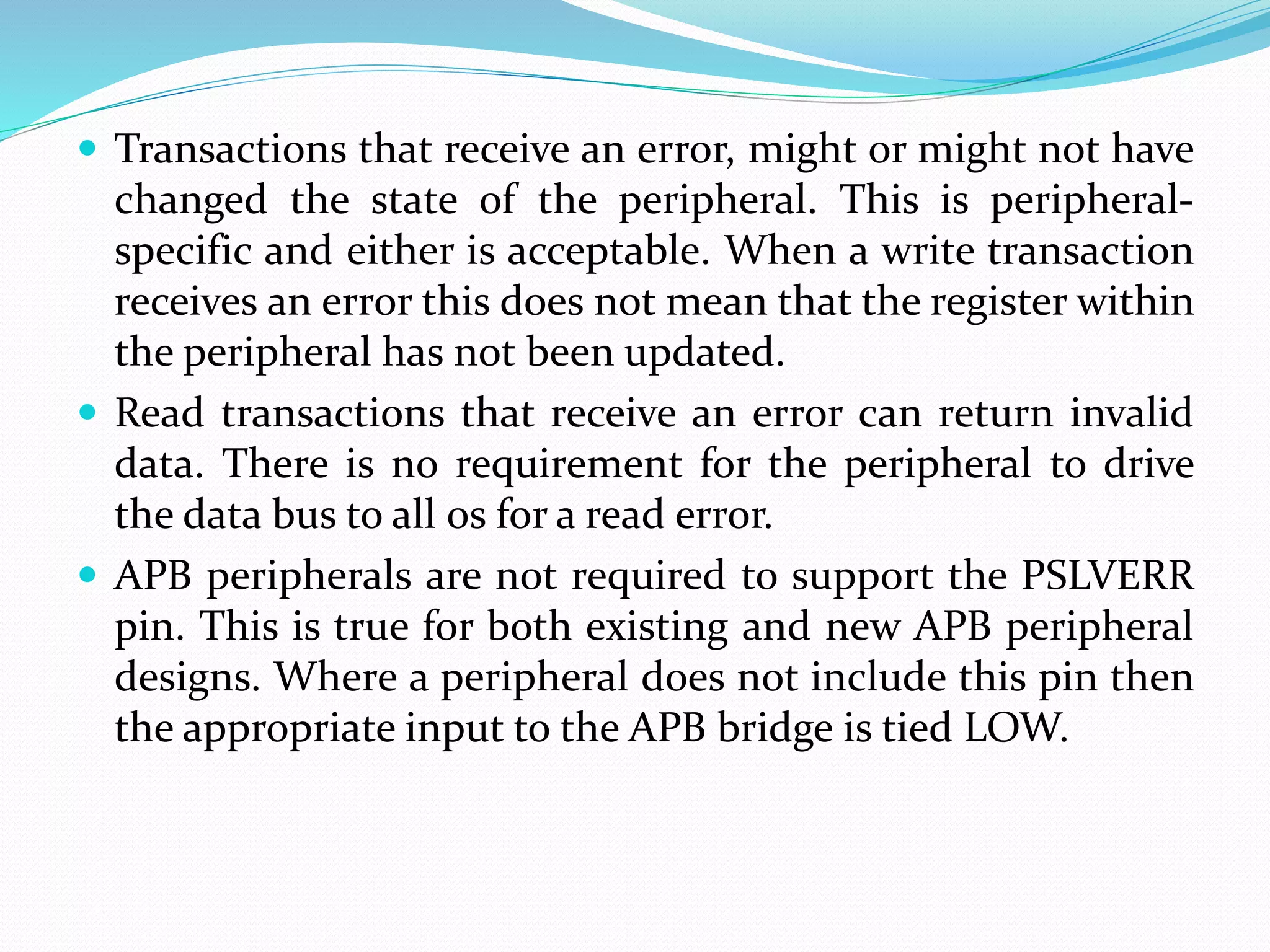 Advance Peripheral Bus | PPTX