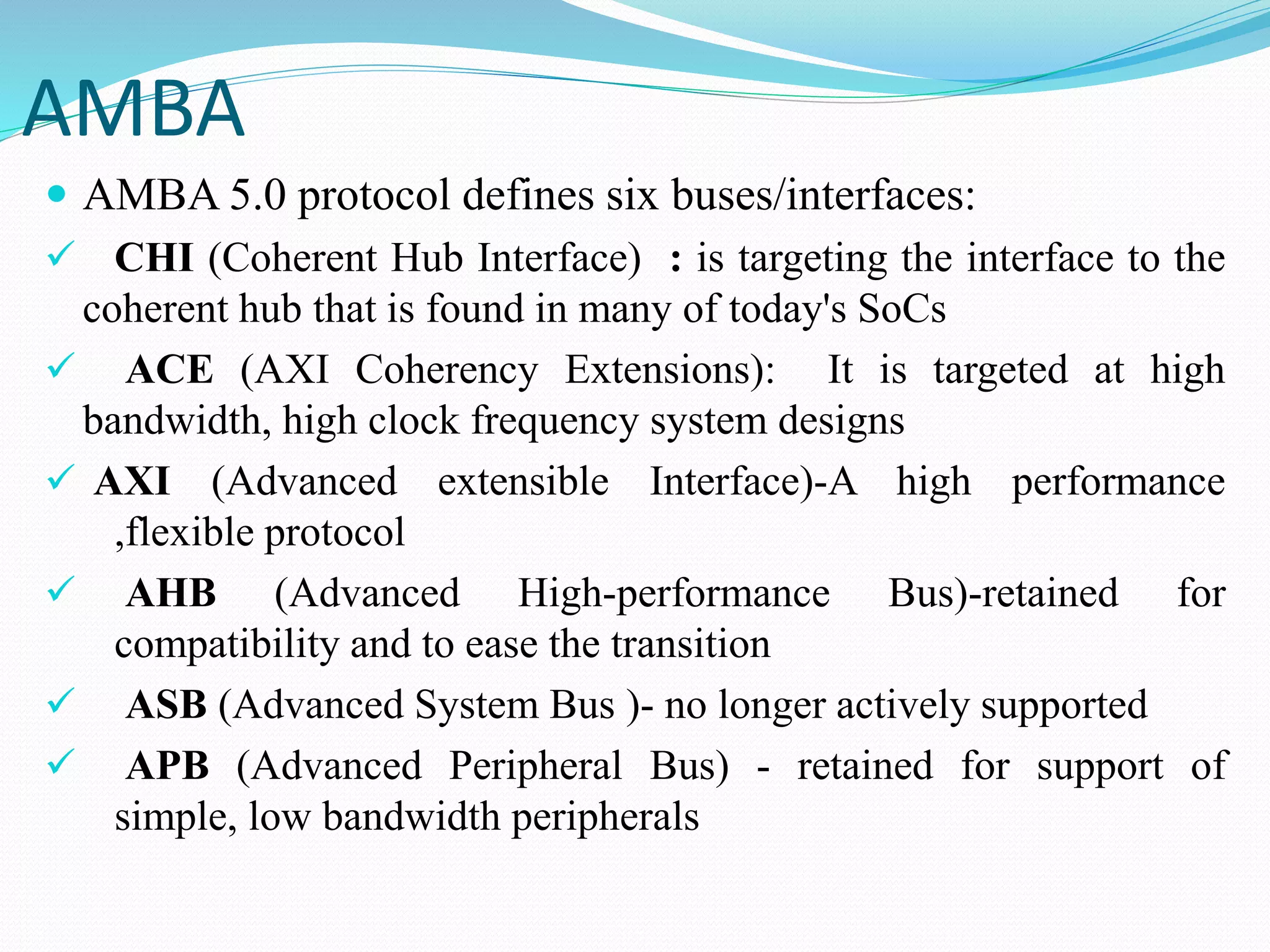 Advance Peripheral Bus | PPTX