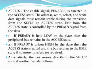 Advance Peripheral Bus | PPTX