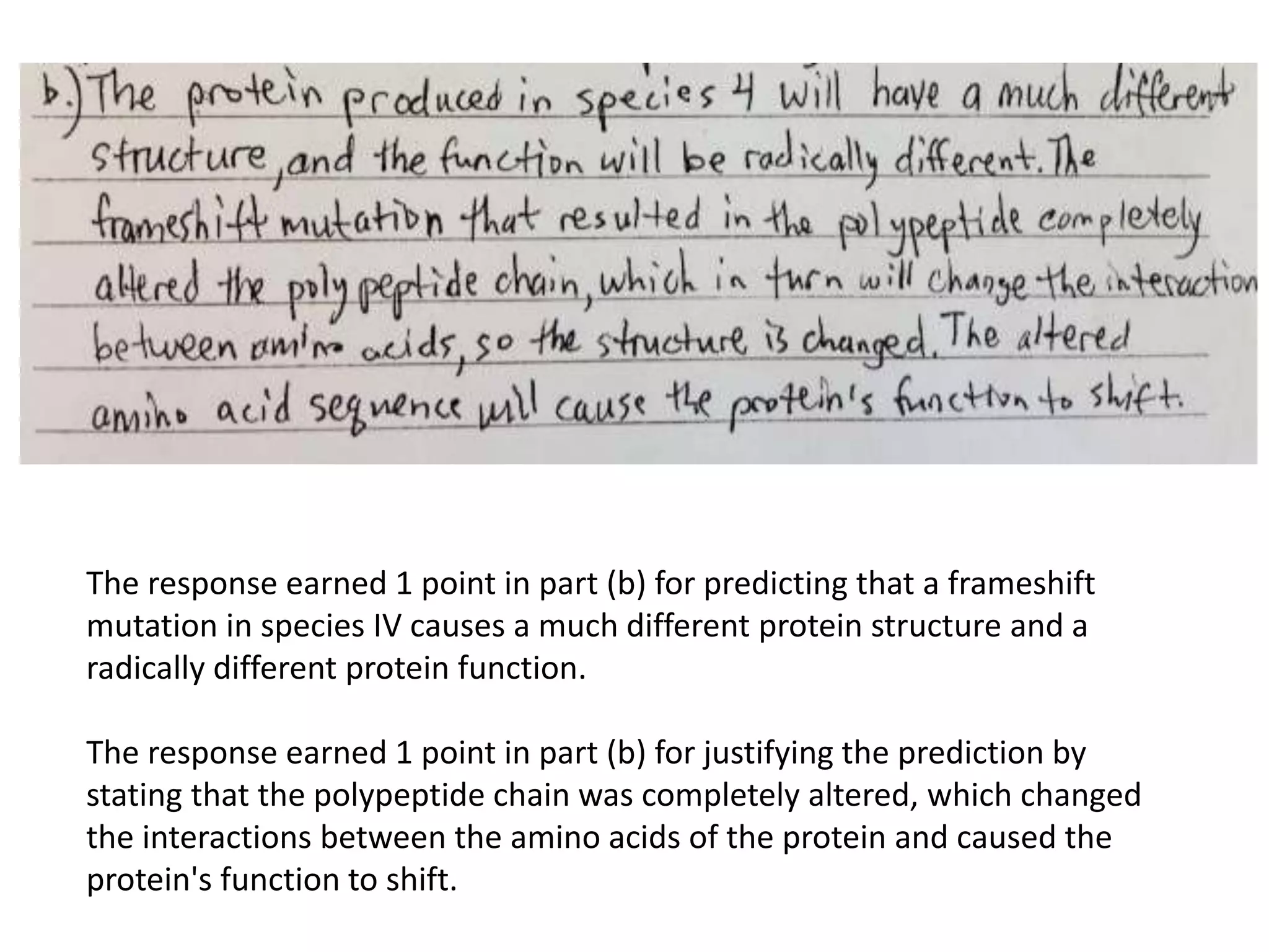 Ap bio free response help | PPTX