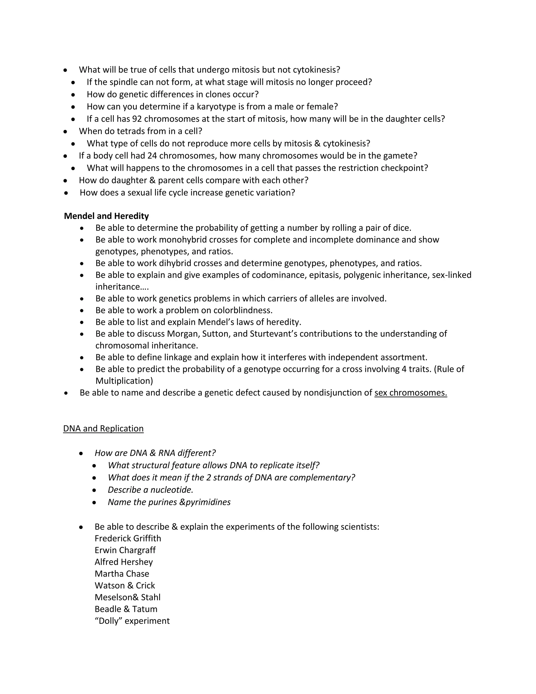 Ap biology midterm review | DOCX