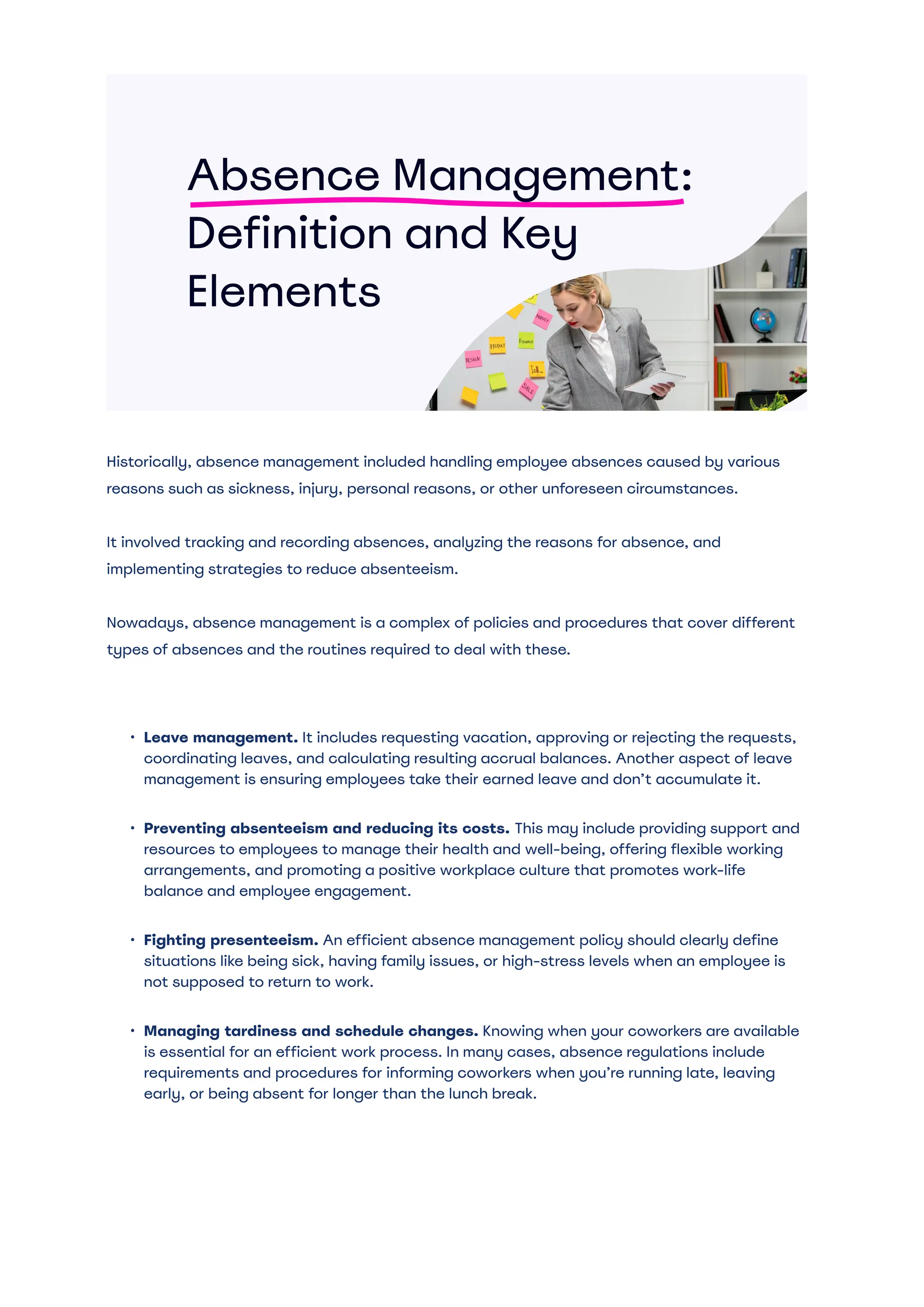 The Definitive Absence Management Guide for Big and Small Businesses ...