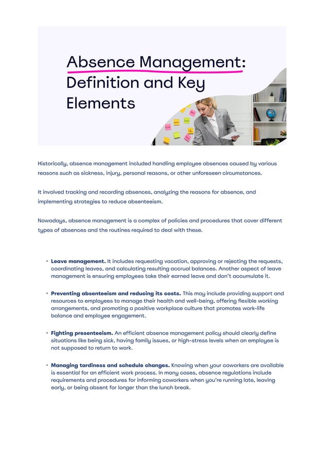 The Definitive Absence Management Guide for Big and Small Businesses ...
