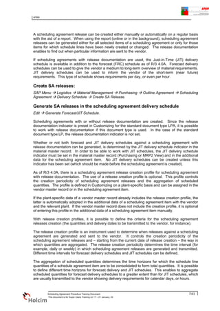 Apbm1120 scheduling agreementproceduretrainingdocument | PDF | Desktop Publishing | Computer ...