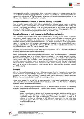 Apbm1120 scheduling agreementproceduretrainingdocument | PDF