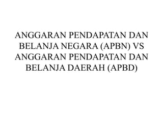 APBN dan APBD Materi Ekonomi Kelas 12 MA/SMA | PPT