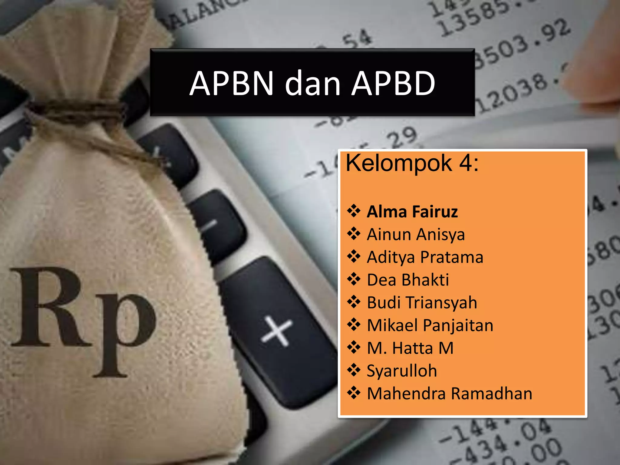 Apbn dan apbd | PPTX