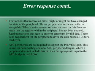 APB protocol v1.0 | ODP