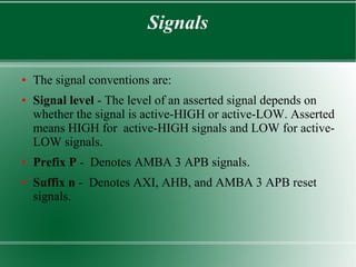 APB protocol v1.0 | ODP
