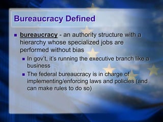 AP Bureaucracy | PPT
