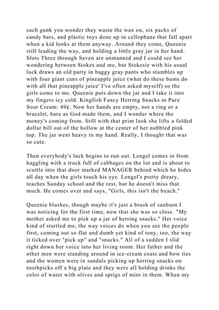 A&P by John Updike In walks these three girls in nothing but b.docx ...