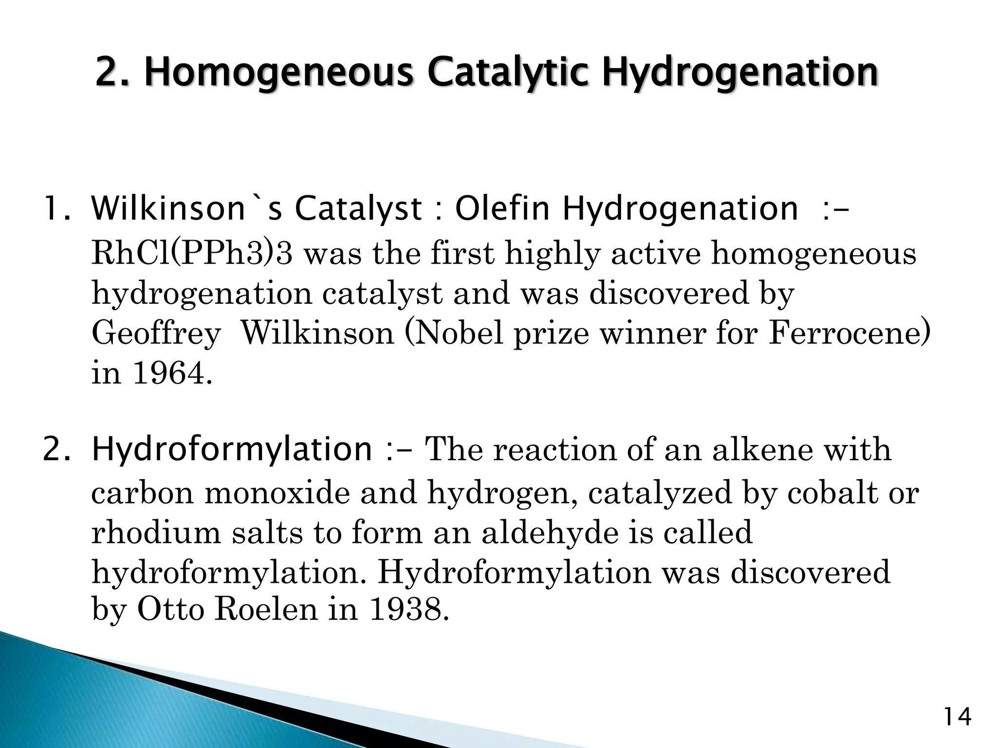 Hydrogenation reaction | PPTX