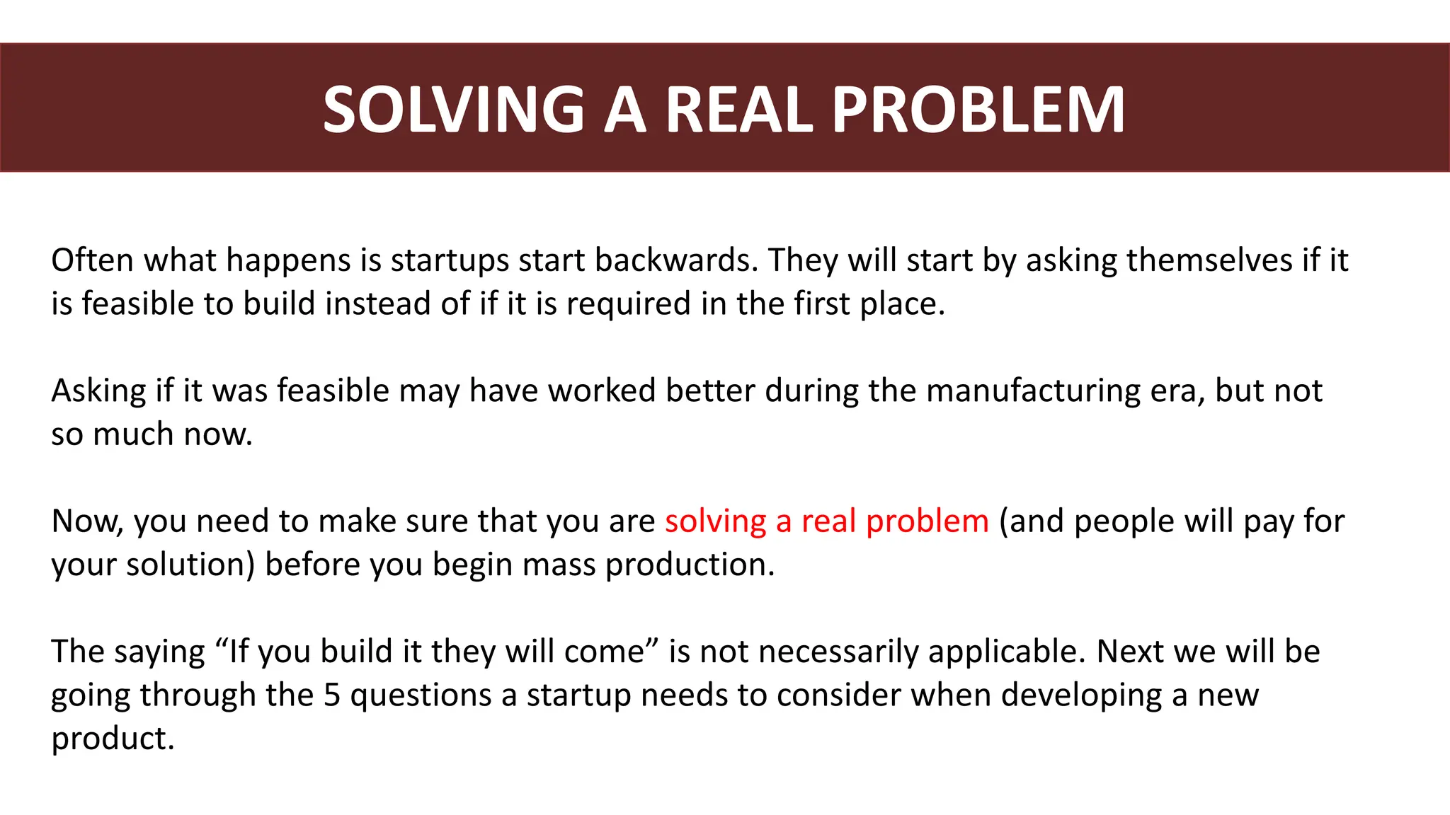 ACHIEVING PROBLEM SOLUTION FIT & PRODUCT MARKET FIT - By Dr. SUBATHRA ...