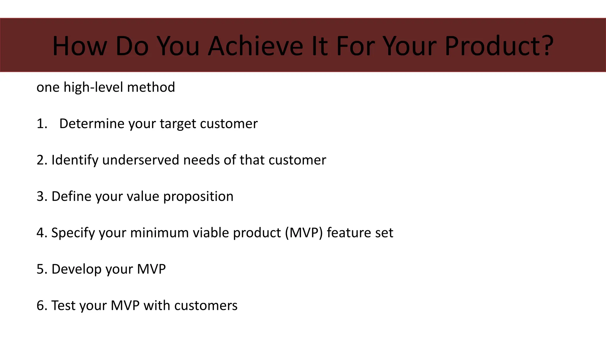 ACHIEVING PROBLEM SOLUTION FIT & PRODUCT MARKET FIT - By Dr. SUBATHRA ...