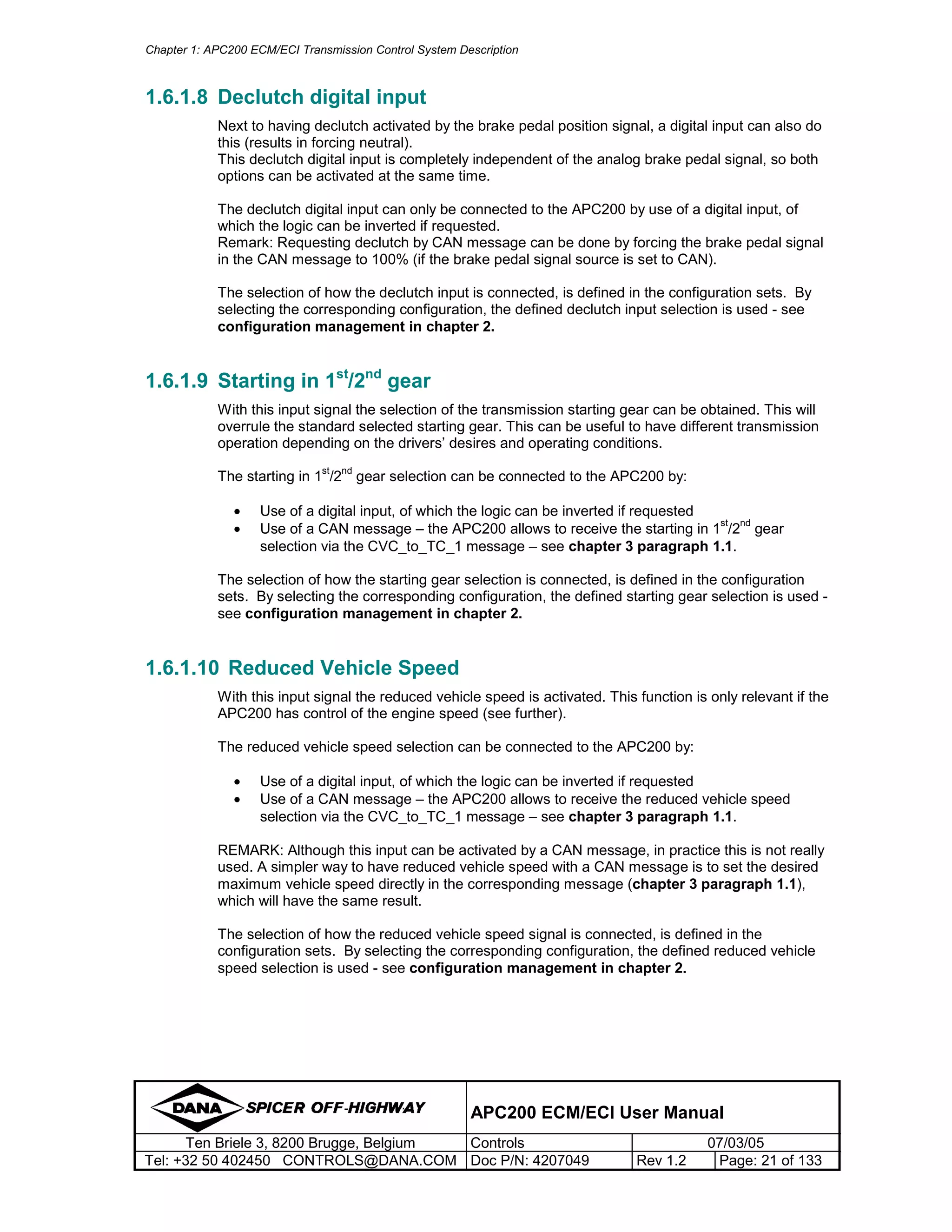 Apc200 ecm eci user manual v1.2 | PDF
