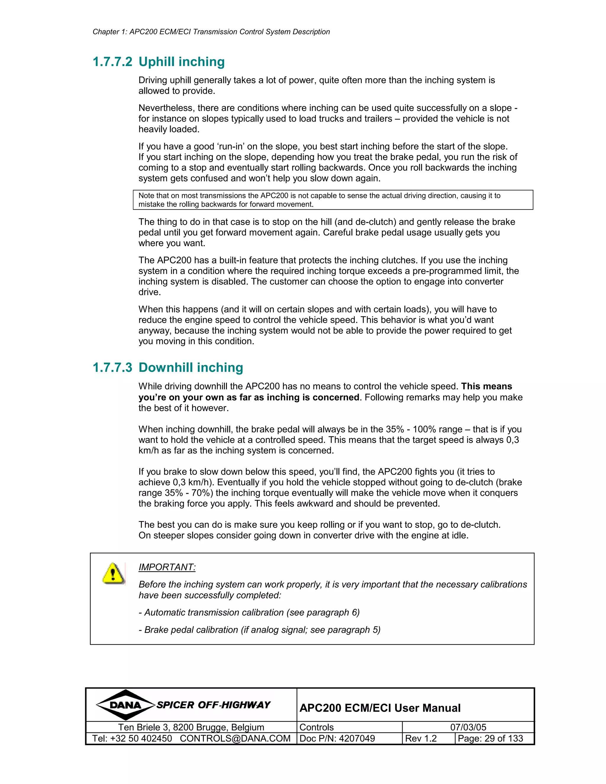 Apc200 ecm eci user manual v1.2 | PDF