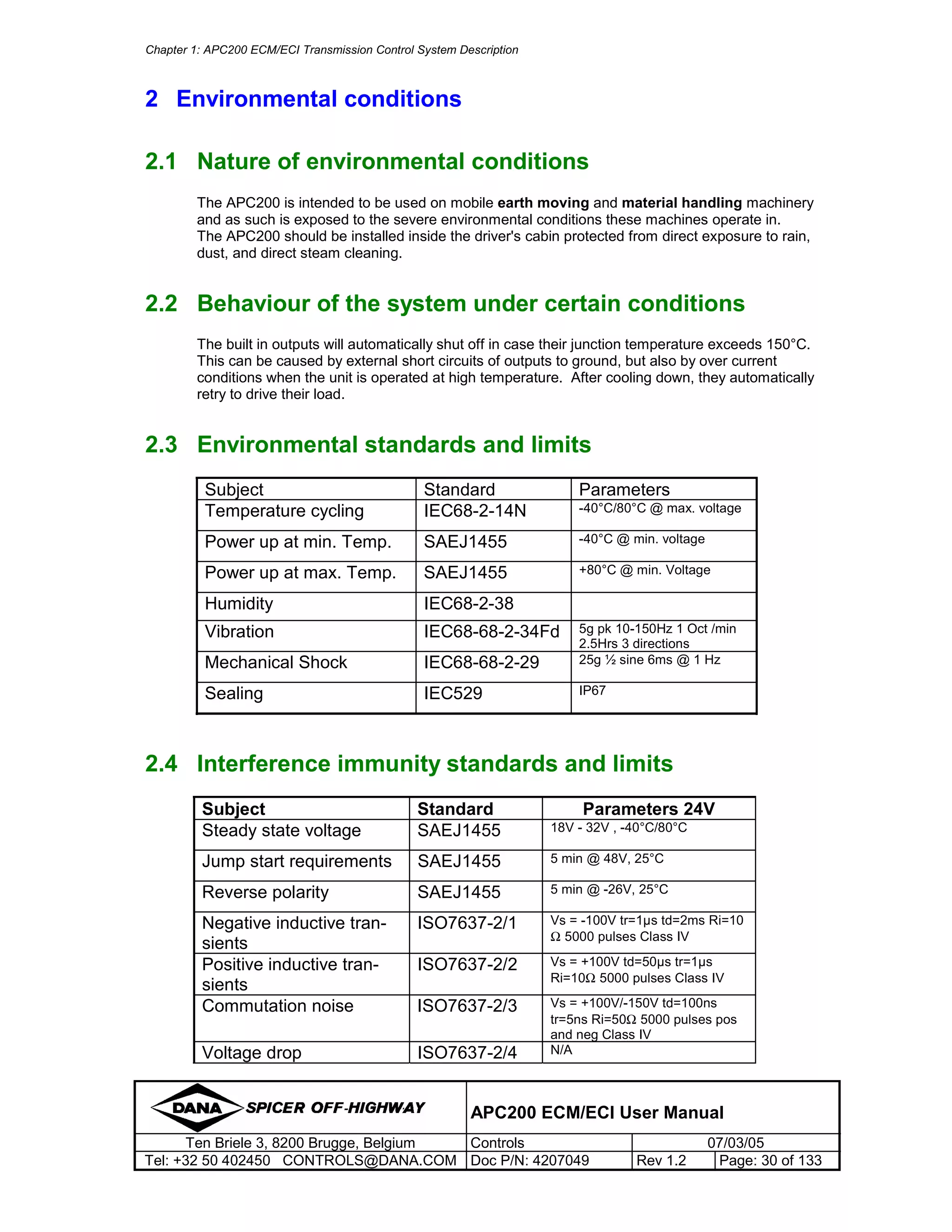 Apc200 ecm eci user manual v1.2 | PDF