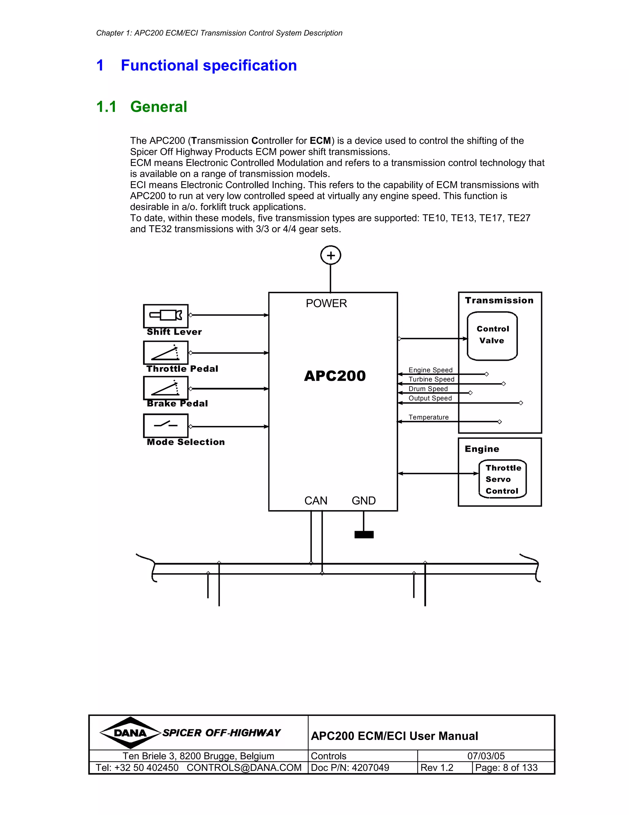 Apc200 ecm eci user manual v1.2 | PDF