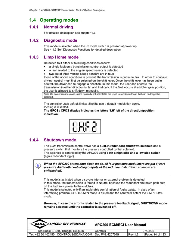 Apc200 ecm eci user manual v1.2 | PDF