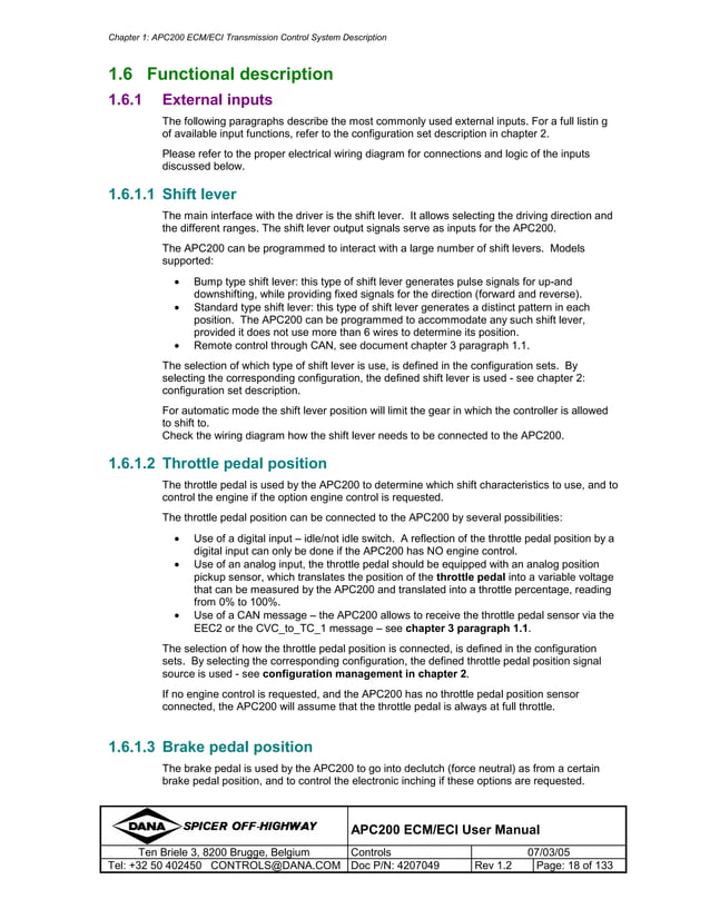 Apc200 ecm eci user manual v1.2 | PDF