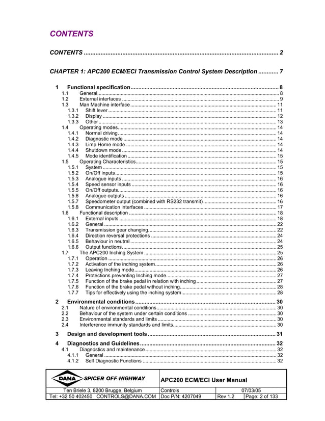 Apc200 ecm eci user manual v1.2 | PDF