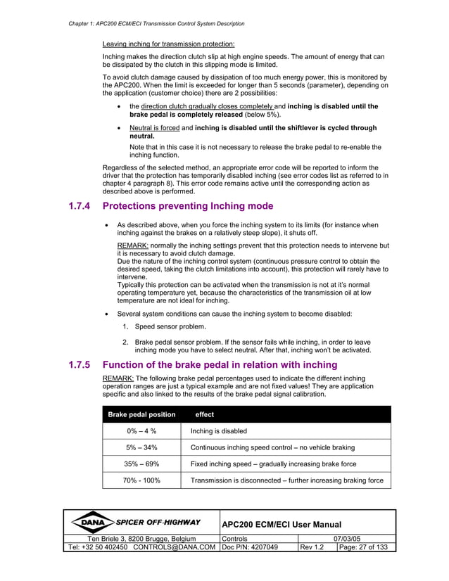 Apc200 ecm eci user manual v1.2 | PDF