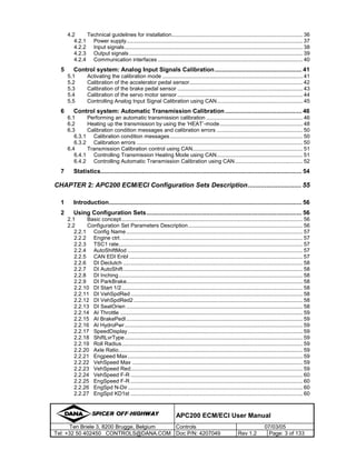 Apc200 ecm eci user manual v1.2 | PDF