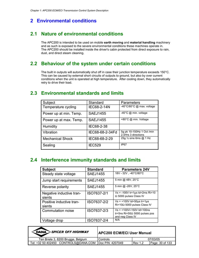 Apc200 ecm eci user manual v1.2 | PDF