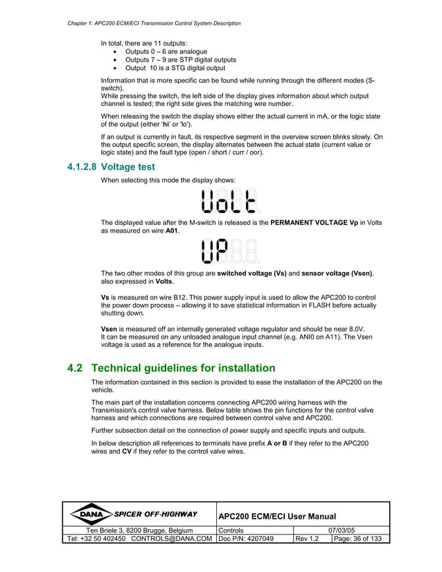 Apc200 ecm eci user manual v1.2 | PDF