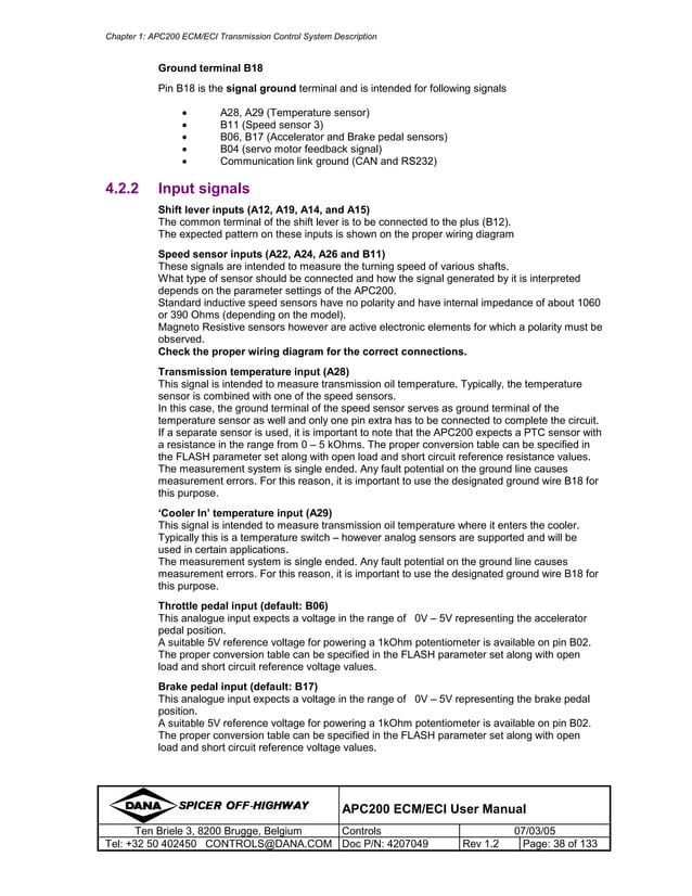 Apc200 ecm eci user manual v1.2 | PDF