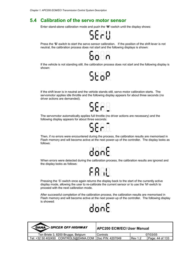 Apc200 ecm eci user manual v1.2 | PDF
