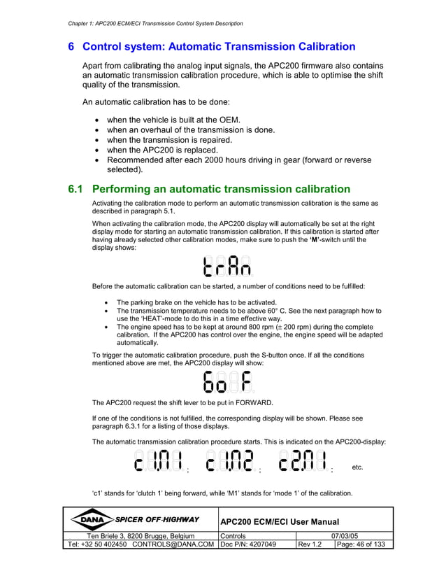 Apc200 ecm eci user manual v1.2 | PDF