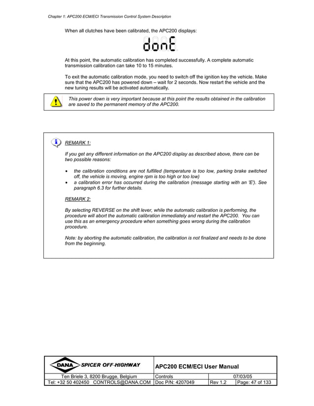 Apc200 ecm eci user manual v1.2 | PDF