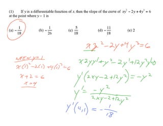 AP Calculus AB April 13, 2009 | PPT