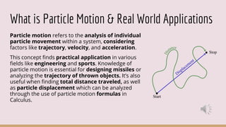 AP Calculus Topics Real World Applications | PPT